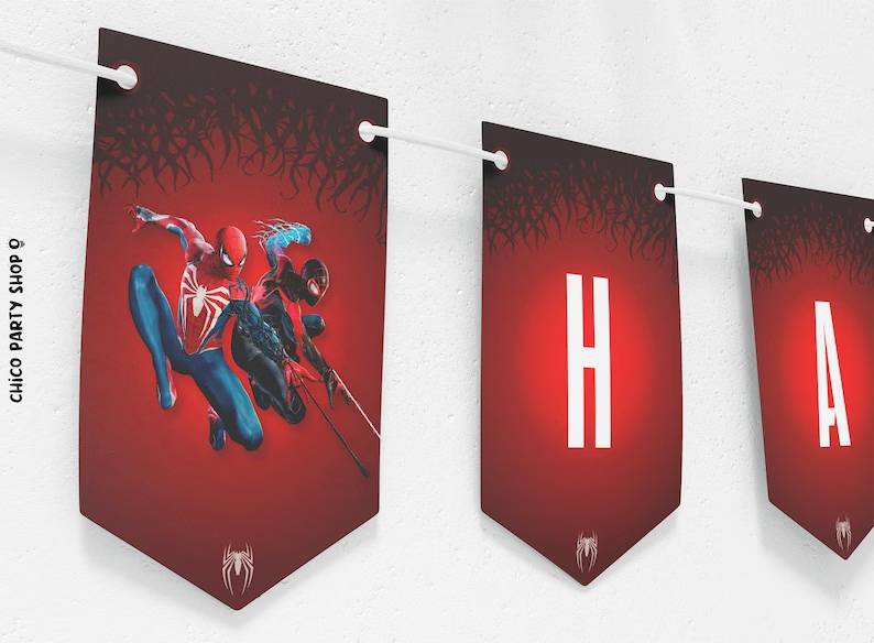 Free Printable Spiderman Alphabet letters Template Banner