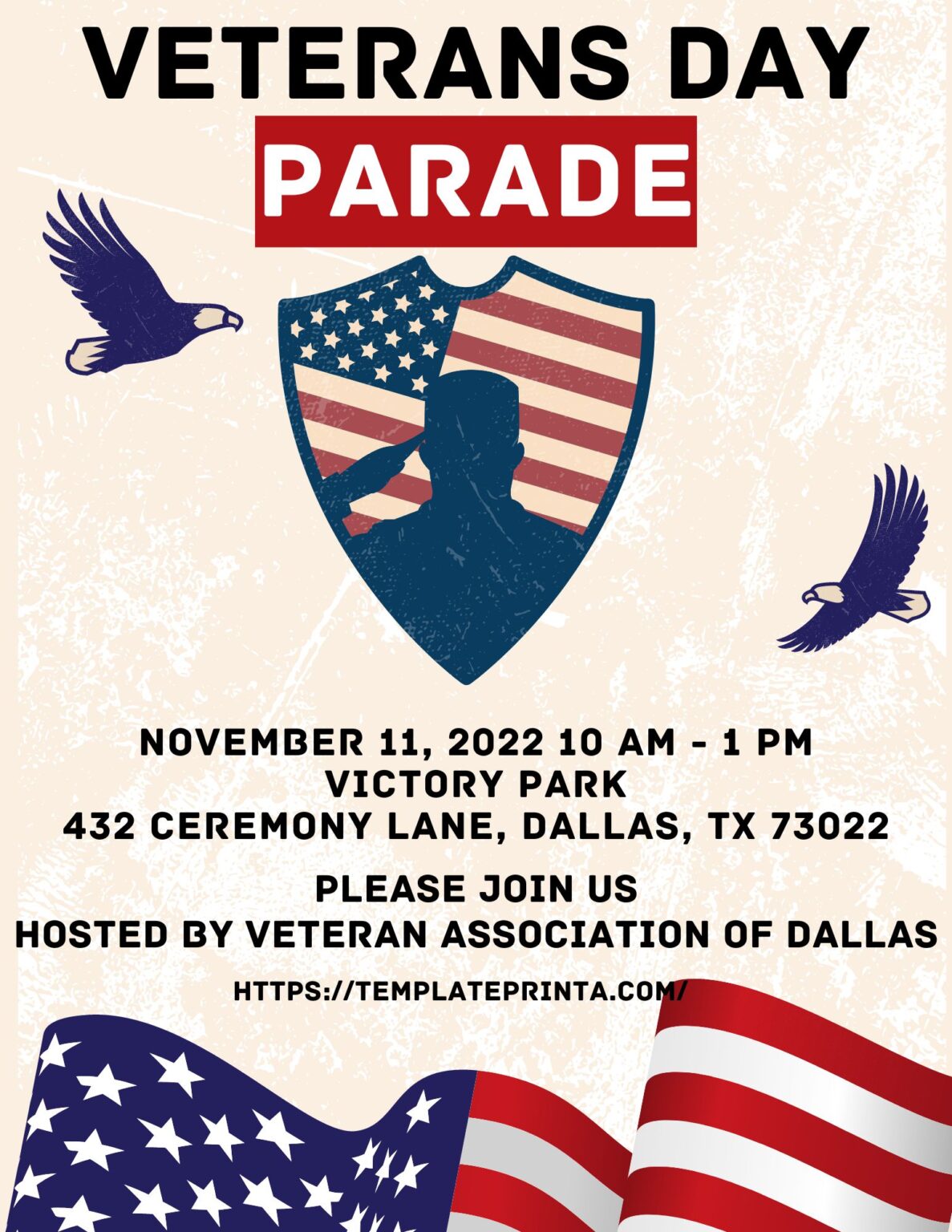 Free Veterans Day Flyer Templates on Canva: Honor Our Heroes with Style!